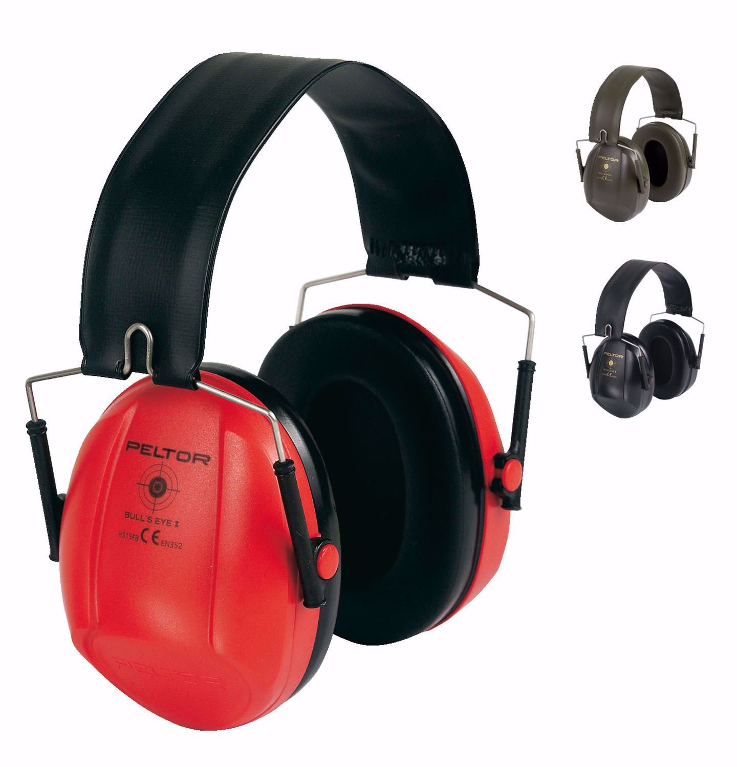 3M Peltor Bull's Eye I Hørselvern Rød. Andresens Vaabenforretning