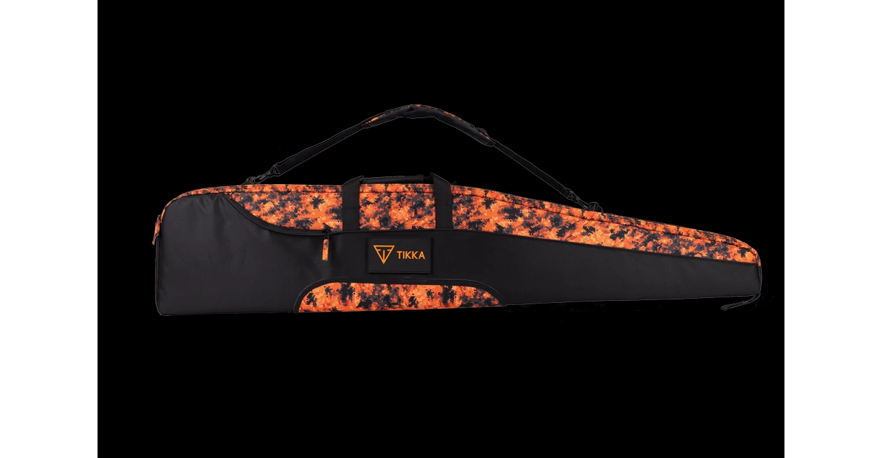 Tikka/Sako Riflefutteral, Camo oransje. Andresens Vaabenforretning