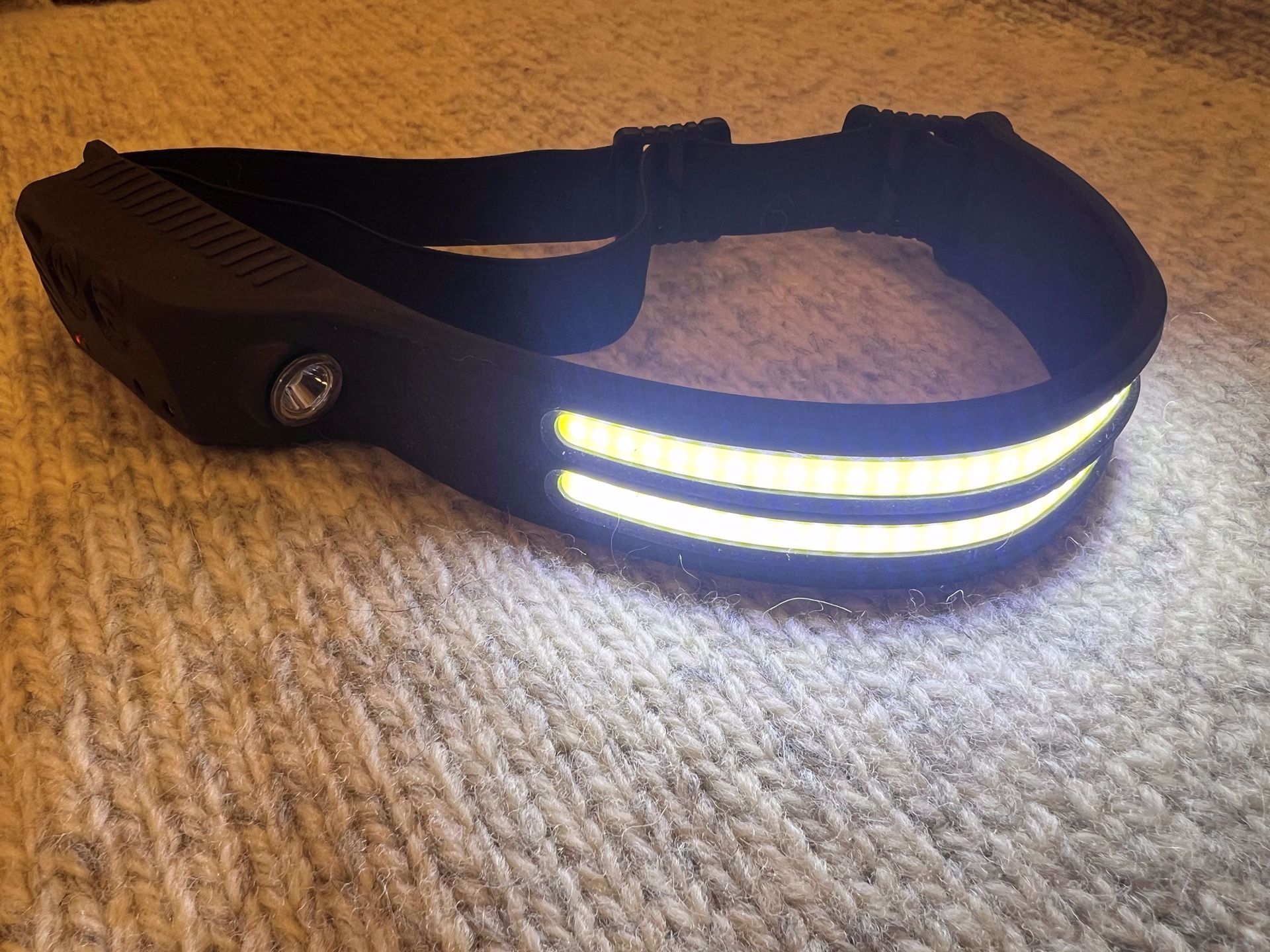 COB led hodelykt 2strip. Andresens Vaabenforretning